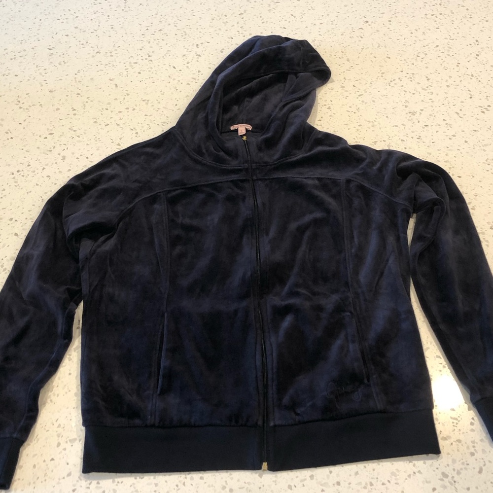 Juicy Couture Blue Velour Tracksuit Hoodie & Jogger P… - Gem
